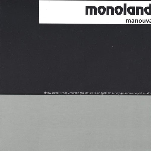 MONOLAND / MANOUVA (CD) – fastcut records